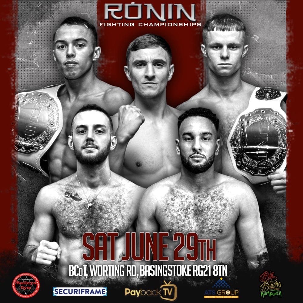 Ronin Fighting Championships – 29th June 2024 | PaybackTV